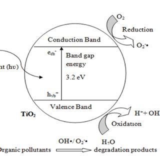 Photocatalytic Mechanism For TiO Photocatalyst Download Scientific Diagram