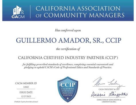 Proud Of This Certification… Thank You Cacm Our Learning Should Never Stop……period