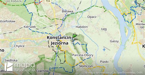 Rezerwat Skarpa Oborska Mapa Szlaków Turystycznych Mapa Turystyczna Pl
