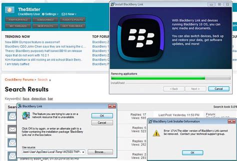Blackberry Link Fails To Installuninstallerror Blackberry Forums
