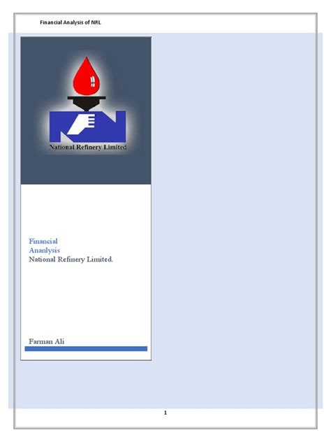 Financial Analysis Project 1 Pdf Dividend Oil Refinery