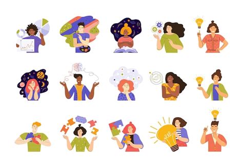 다른 정신적 사고 방식이나 모델을 가진 사람들의 집합입니다 마음 행동 개념입니다 창의적이고 상상력이 풍부하며 논리적이고