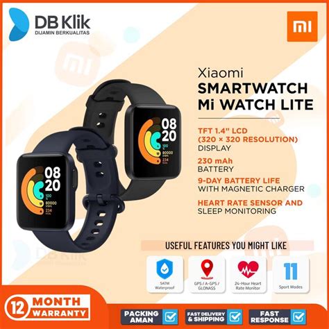 Smartwatch Xiaomi MI Watch Lite MI Watch Lite Smartwatch BLACK