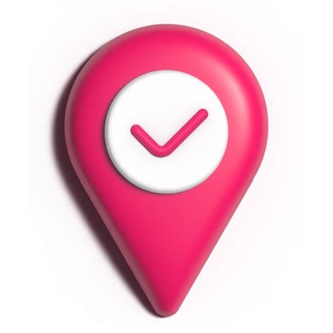 premium vector realistic 3d geolocation icon on the navigator or map