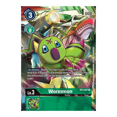 Wormmon Bt3 047 Kantocards