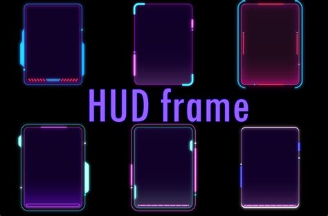 Abstract HUD Frame Display Graphic By Notjungcg Creative Fabrica
