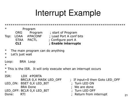 Ppt 68hc11 Polling And Interrupts Powerpoint Presentation Free