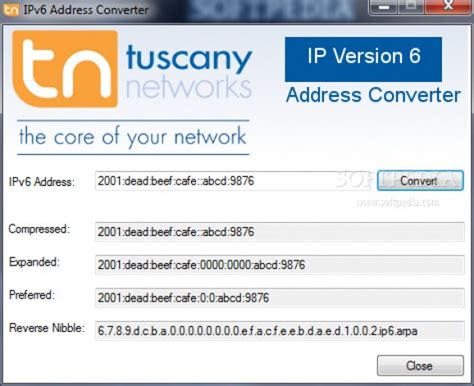ipv6 address converter download free windows 1 0 0 softpedia