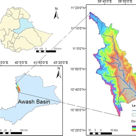 Geographical Location Of Borkena Watershed Awash Basin Download Scientific Diagram