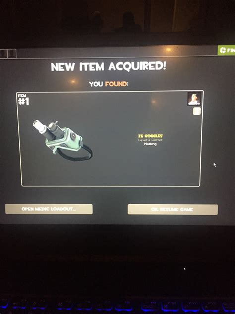I Finally Got My First Item Drop R Tf2