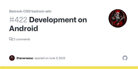 Development On Android · Issue 422 · Bedrock Ossbedrock Wiki · Github