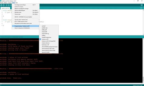 programmateur atmega328p au format shield arduino