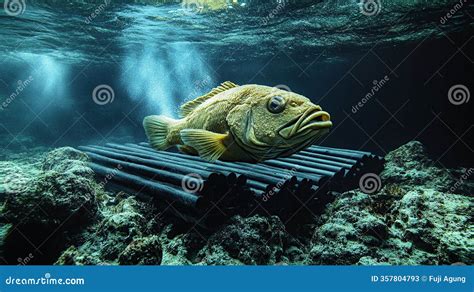 Artificial Reef Modules Creating New Habitats Royalty Free Stock Image