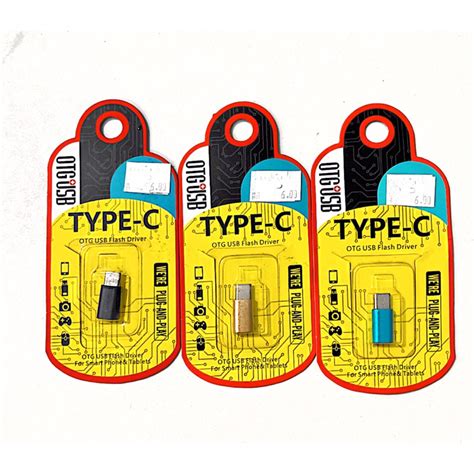 Micro Usb To Type C Otg Adapter Converter Random Colour Shopee Malaysia