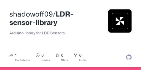 GitHub Shadowoff LDR Sensor Library Arduino Library For LDR Sensors