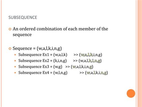 Ppt Longest Common Subsequence Powerpoint Presentation Free Download Id 4707676