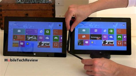 Microsoft Surface Pro Vs Lenovo Thinkpad Tablet 2 Comparison Smackdown