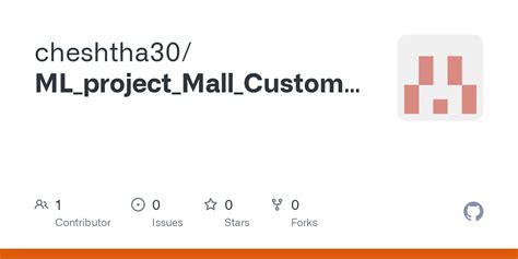 Github Cheshtha30mlprojectmallcustomers