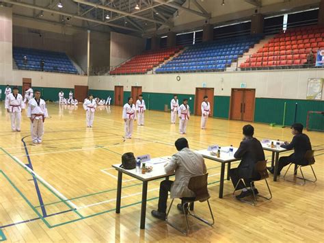 자랑거리 태권도 승단심사 군사경호학과