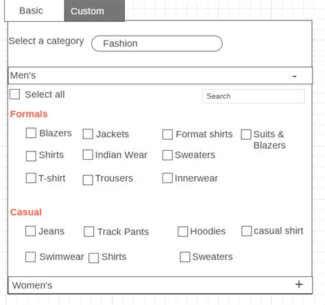 Interaction Design How To Display Multi Option For Large Quantity Of Options User Experience
