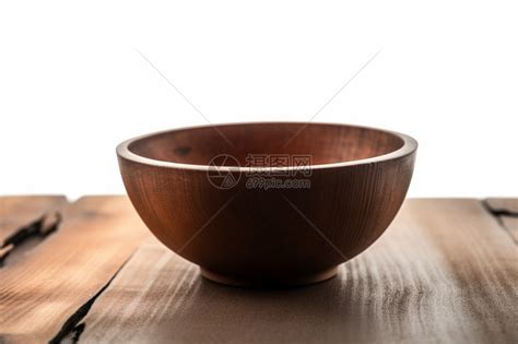 一只复古木碗高清图片下载 正版图片600287680 摄图网