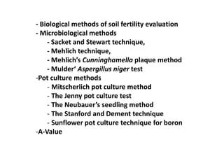 Fertility Evaluation 3 Pdf Soil Science PDF