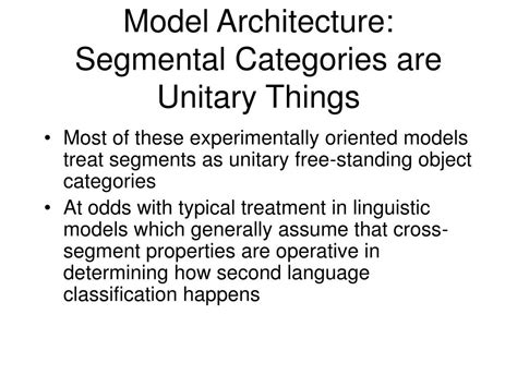 ppt linguistic structure in identifying segments in a second language