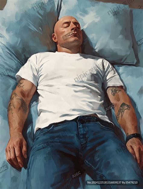 Ai创作图写实人物插画 人物躺卧姿态 原创厚涂 写实漫画人物 写实人物绘画 厚涂手绘 睡人物画法 超写实插画 睡人物素材 衬衫数码艺术 人物睡姿态 人物睡姿 现代好男人手绘 T恤插画 手绘练习