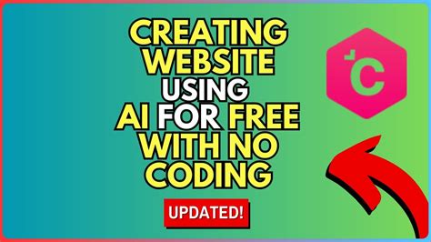 how to create a website using ai for free with no coding youtube