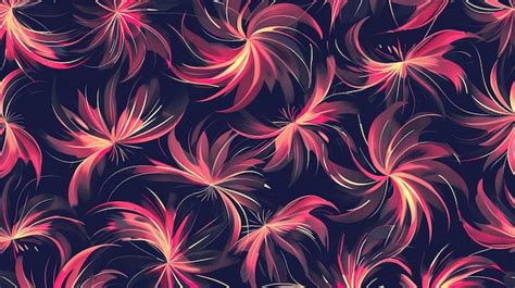 Firework Pattern Wallpaper Premium Ai Generated Image