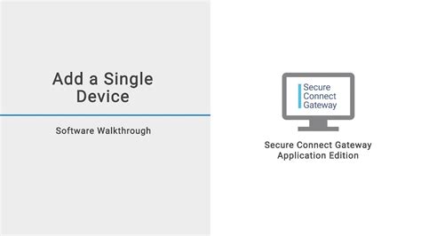 Install Secure Connect Gateway Application Edition On Server Running