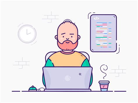 Engaging Programmer Illustration With Code Editor For Creative Projects