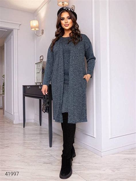 Сукня у комплекті з кардиганом — ціна 2100 грн у каталозі Костюми з сукнею Купити жіночі речі за