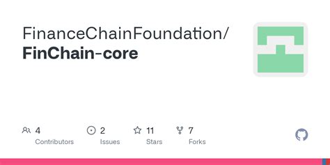 GitHub FinanceChainFoundation FinChain Core
