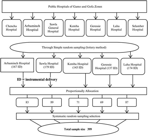 The Diagrammatic Presentation Of The Sampling Technique On The