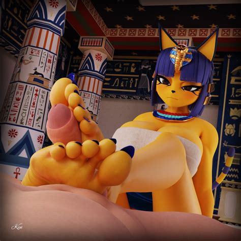 Rule 34 3d 3d Model Animal Crossing Ankha Ankha Animal Crossing