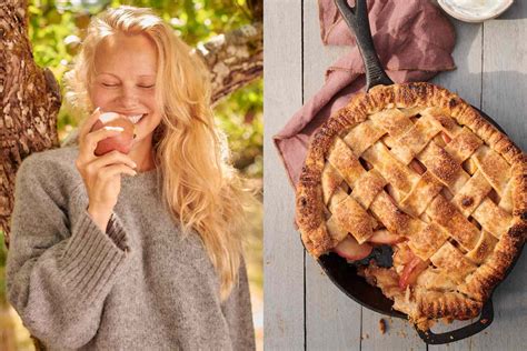 Pamela Anderson Radiates In Makeup Free Look For Cookbook I Love You