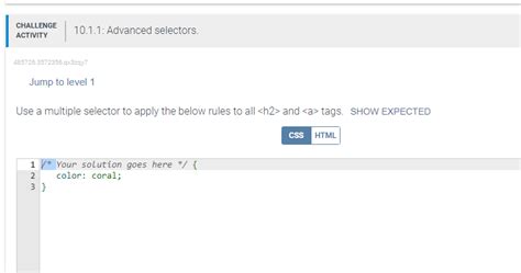 Solved Need In Htmluse A Multiple Selector To Apply The
