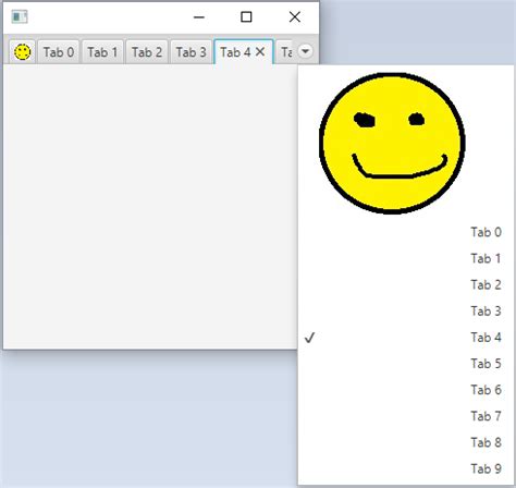 Image View Size Not Respected In JavaFX Tab Pane Dropdown Stack Overflow
