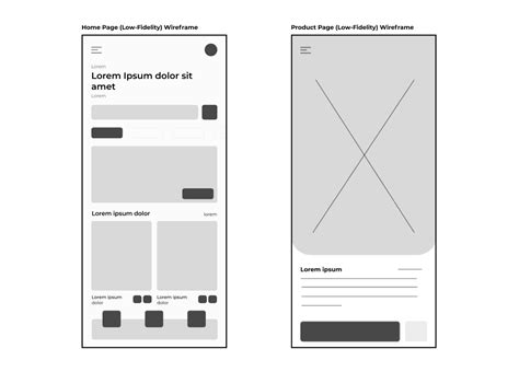 skincare app ui wireframing and prototyping behance