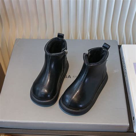 Ботинки Девочки Мальчики черный размер 23 Зима купить C доставкой на Ozon по низкой цене