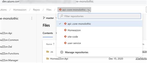 Why Am I Unable To Add A Repository To Project In Azure Devops Stack Overflow