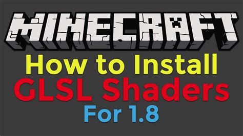 How To Install The Shaders Mod For Minecraft 1 8 YouTube
