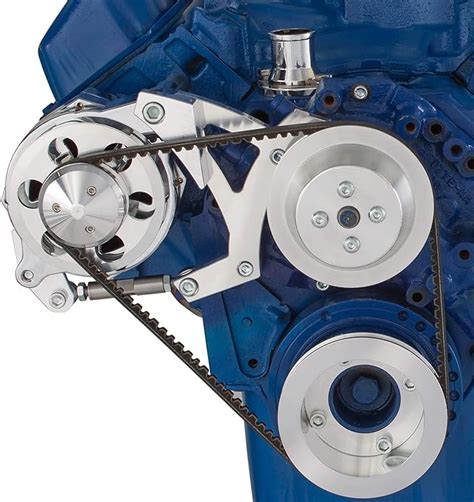 Cvf Racing Ford 351c Cleveland Alternator Bracket Silver Aluminum Automotive