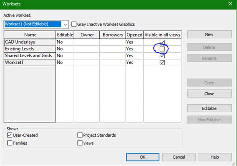 Solved Hide Certain Levels In All Section Views Without Hiding Them