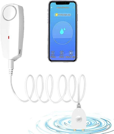 water alarm sensor wifi water leak detector overflow flood leakage