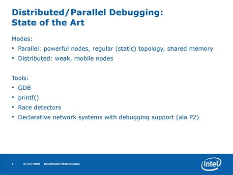 Distributed Watchpoints Debugging Very Large Ensembles Of Robots De