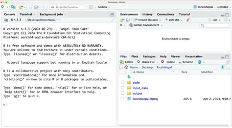 Project Management R RStudio