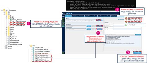 how to start with secure manager customized configuration on stm32h5