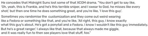 Jake Solomon On Xcom Soldiers And Customization Rxcom